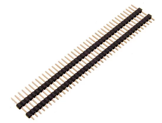 Board spacers pin headers, p. 2.54mm / Connectors | Micros