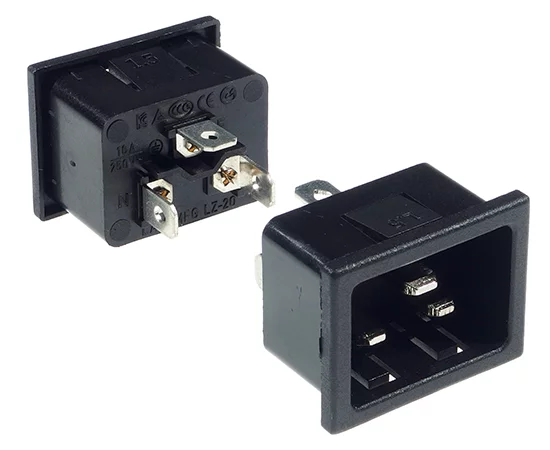 IEC panel connectors (AC power) / Connectors | Micros