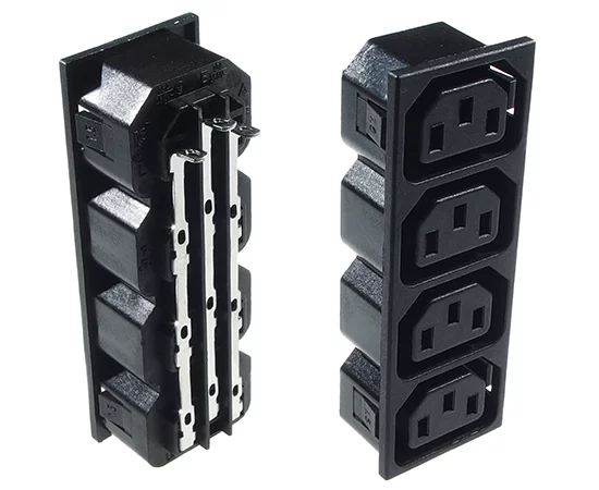 IEC panel connectors (AC power) / Connectors | Micros
