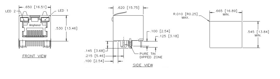 Modular jacks / RJ modular connectors / Connectors | Micros